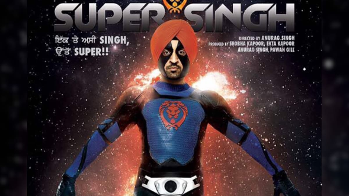 Super Singh Poster: Diljit Looks Like The Perfect 'Desi' Superhero With ...