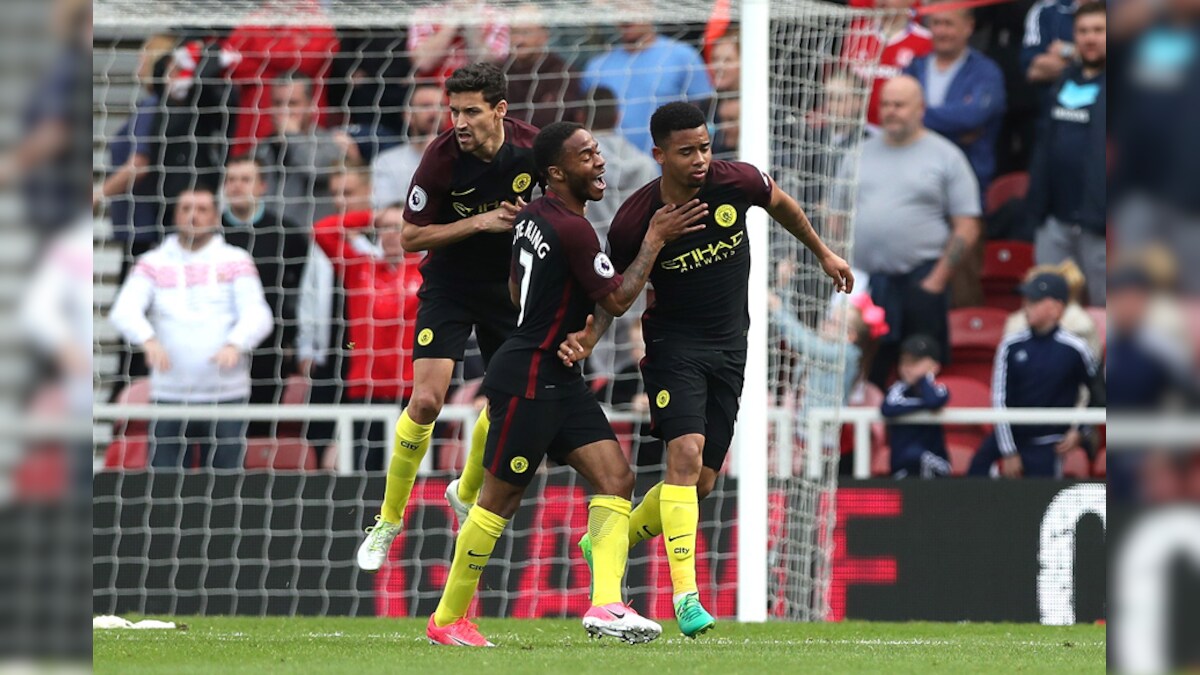 Jesus Header Gives Manchester City 2-2 Draw at Middlesbrough - News18