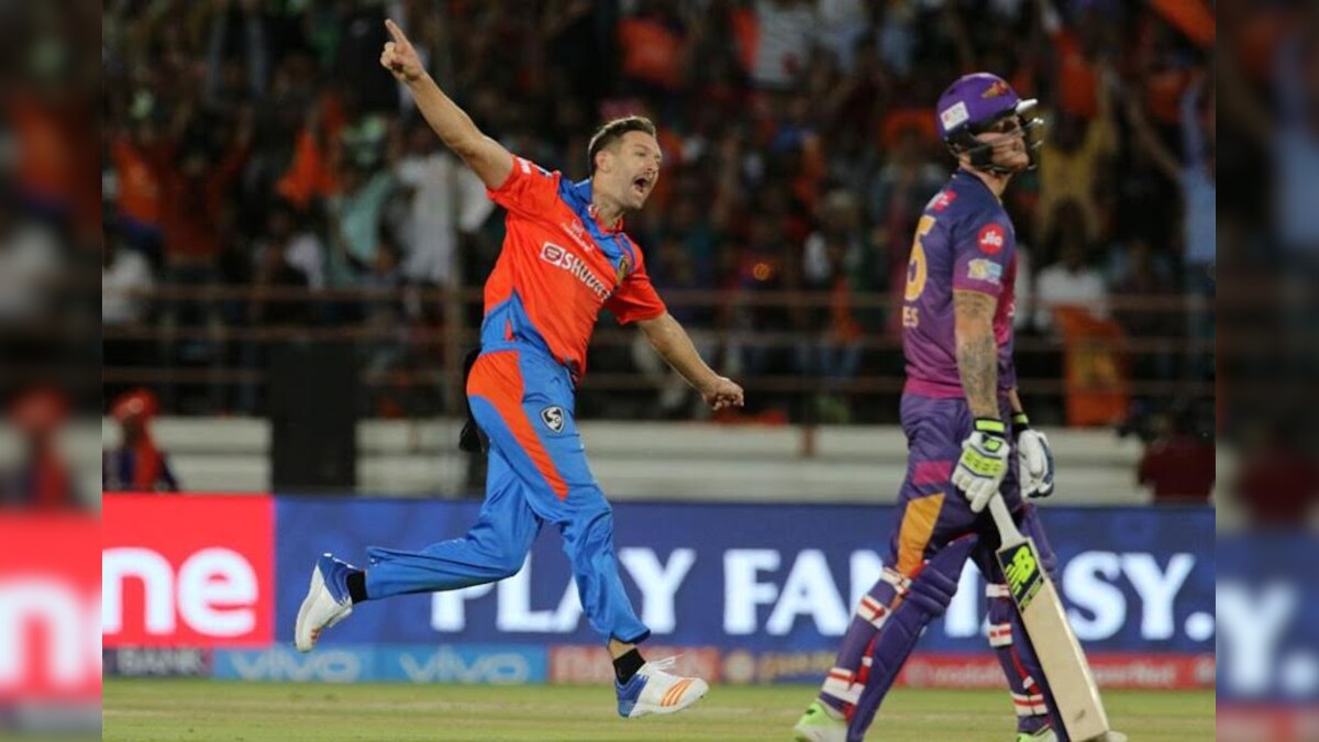 IPL 2017: Andrew Tye First Debutant to Take Hat-trick