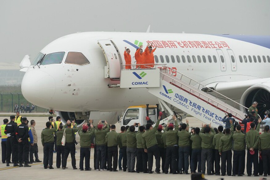 First Large China-made Passenger Plane Takes Maiden Flight