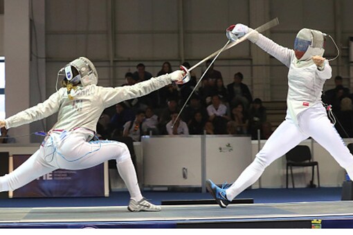 India's C.A Bhavani Wins Gold in Fencing - News18