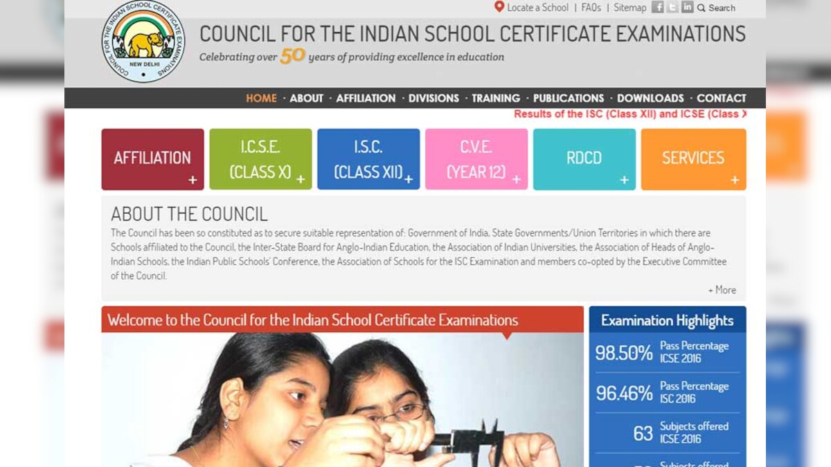 ICSE and ISC Board Results 2017 Declared. Check Your Grades at cisce ...