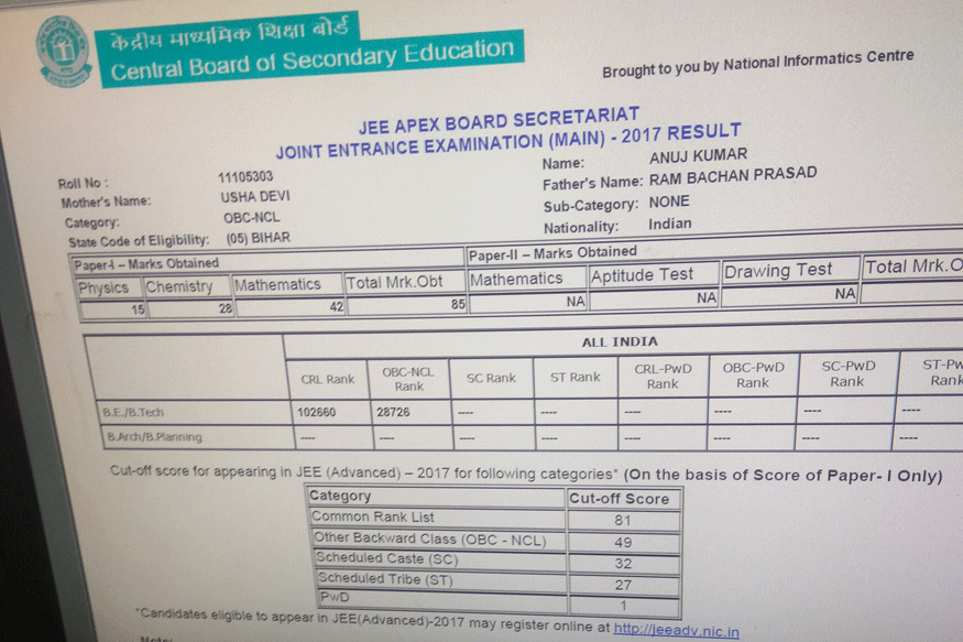 Bihar Board Result Fiasco: Students Clear IIT-JEE, But Fail In Class 12 ...