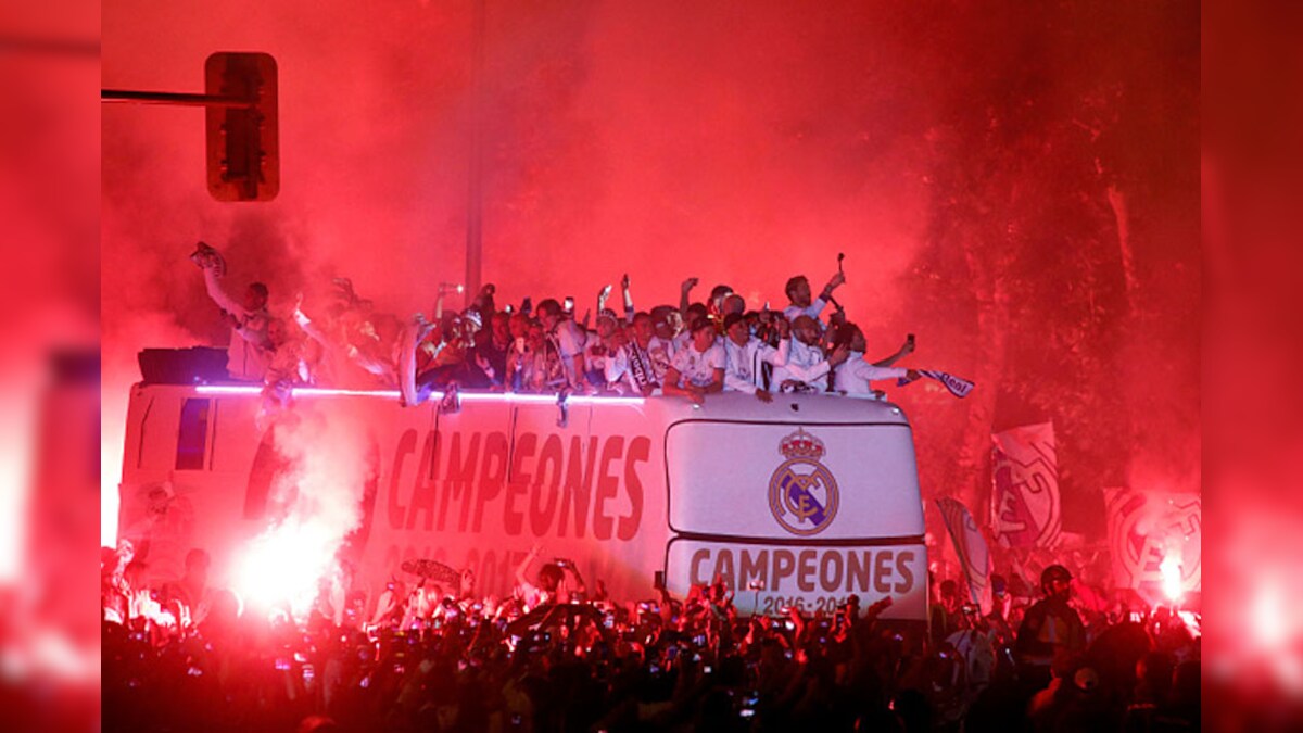 Thousands Flock to Madrid as Real Celebrate Title