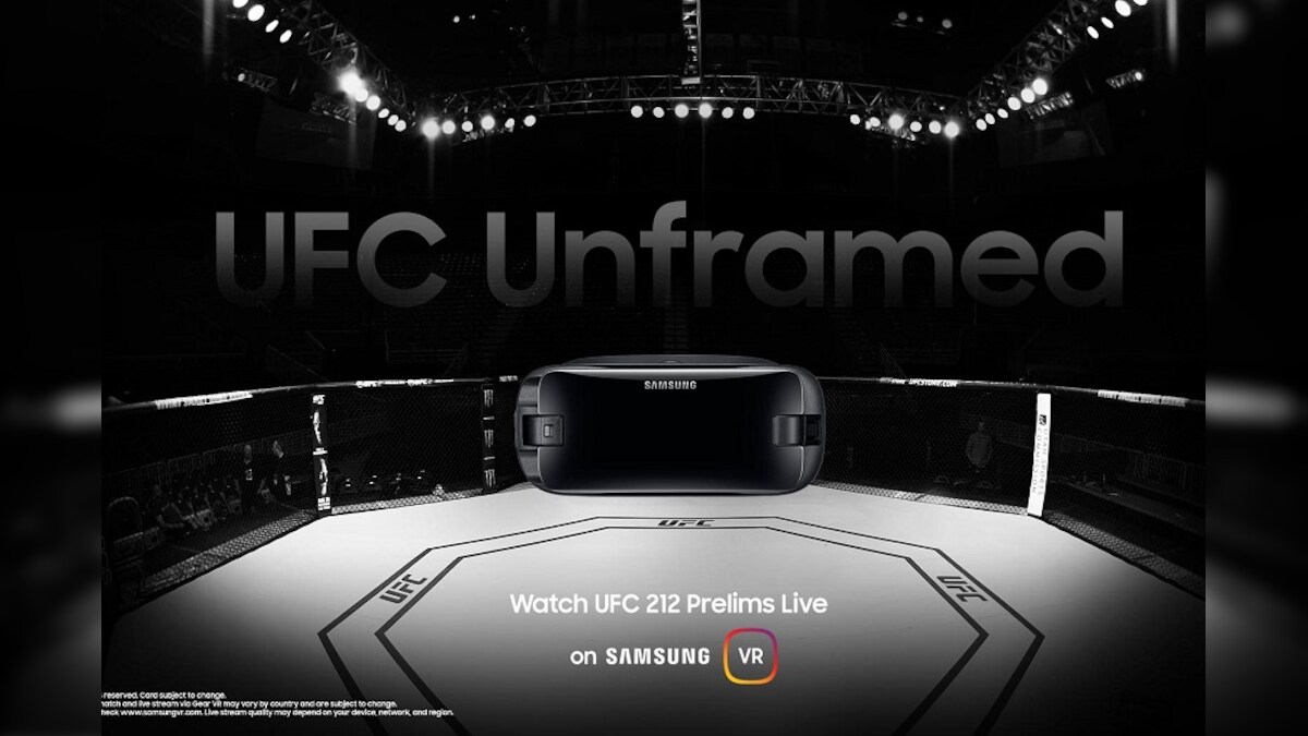UFC 212 to Live Stream in VR For Samsung Gear VR Users - News18