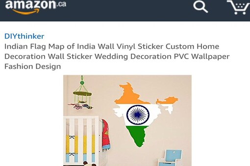 Amazon Under Fire For Displaying Distorted Map of India - News18