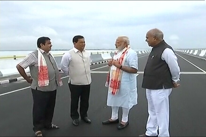 PM Modi Inaugurates Dhola-Sadiya Link, India's Longest Bridge at 9.15 km