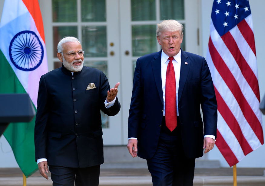 Narendra Modi meets Donald Trump at the White House