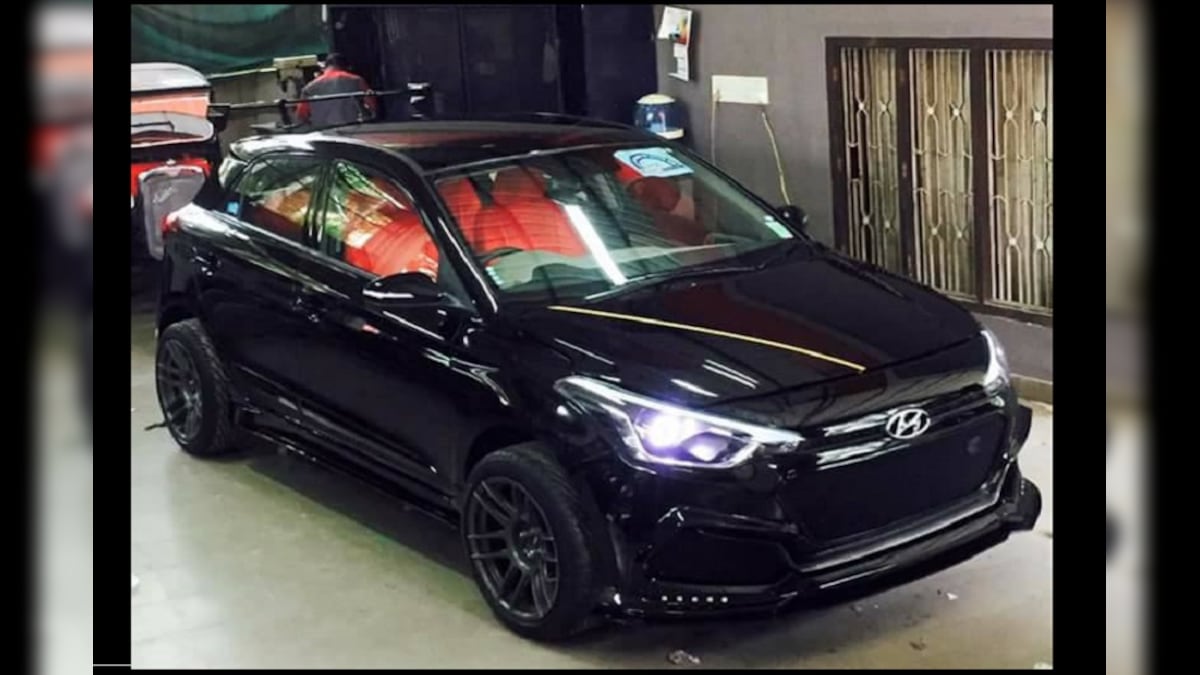 Hyundai Elite i20 Modified to Look Like a Hot Hatch