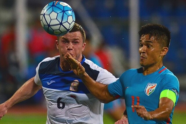 Sunil Chettri's Strike Rate Better Than Ronaldo, Messi - News18