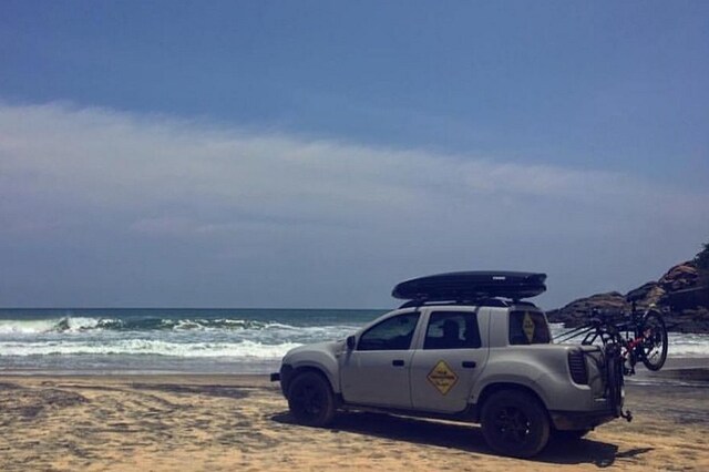 Renault Duster Customized As Pickup Spotted in India - News18