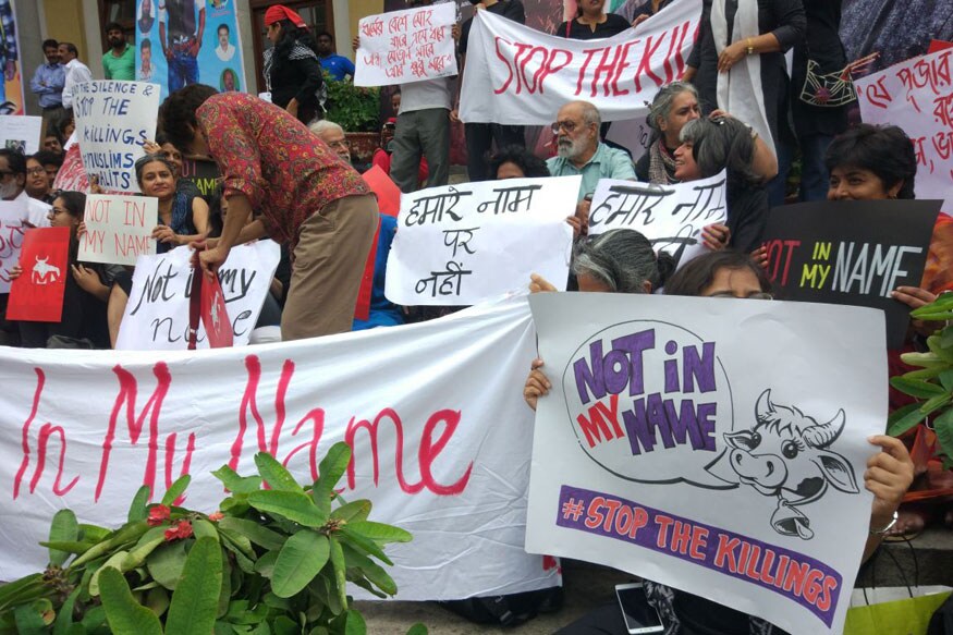In Pics: 'Not In My Name' Protests Against Mob Lynching - News18