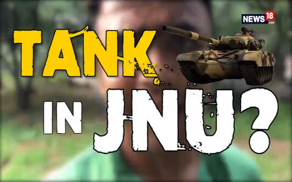 TANK IN JNU?