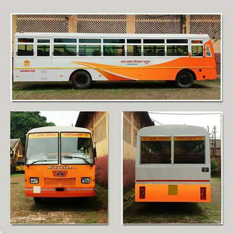 Changing Regimes Change Colours of UP Buses, it's Saffron This Time ...