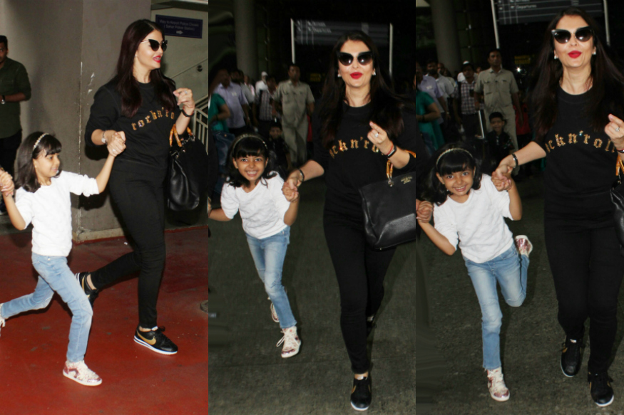 Aaradhaya Turns Airport Into Runway, Steals The Limelight From ...