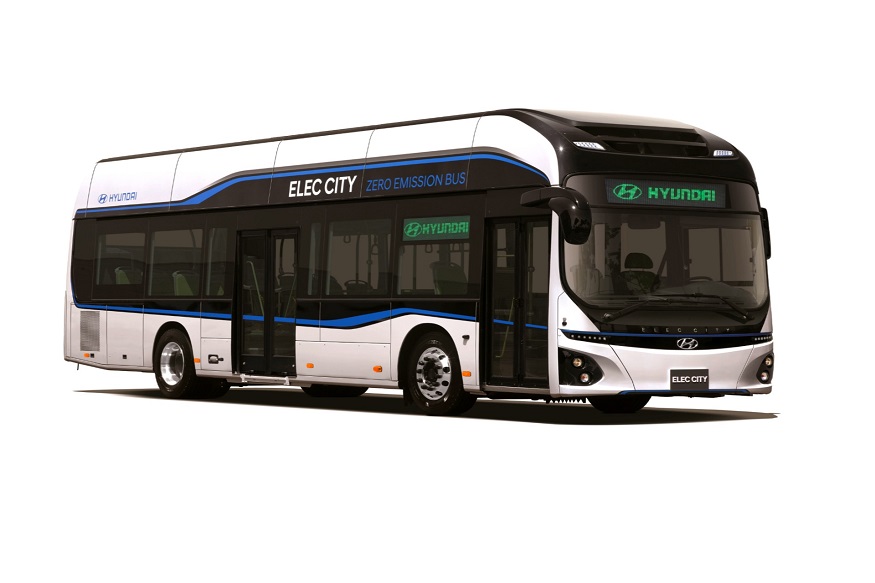 Hyundai Unveils Elec City All-Electric Powered Bus, India Launch ...