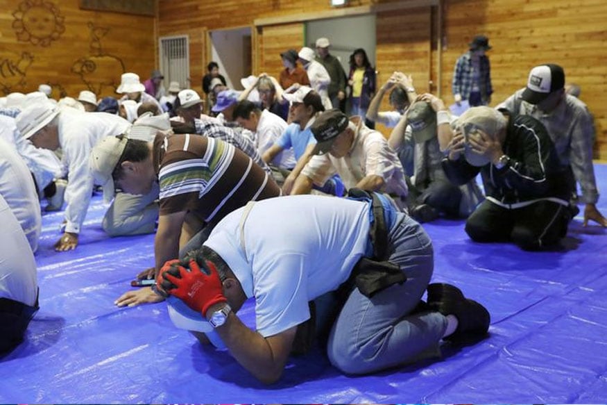 Japanese Towns Hold Drills for Natural Disasters, and Missiles too