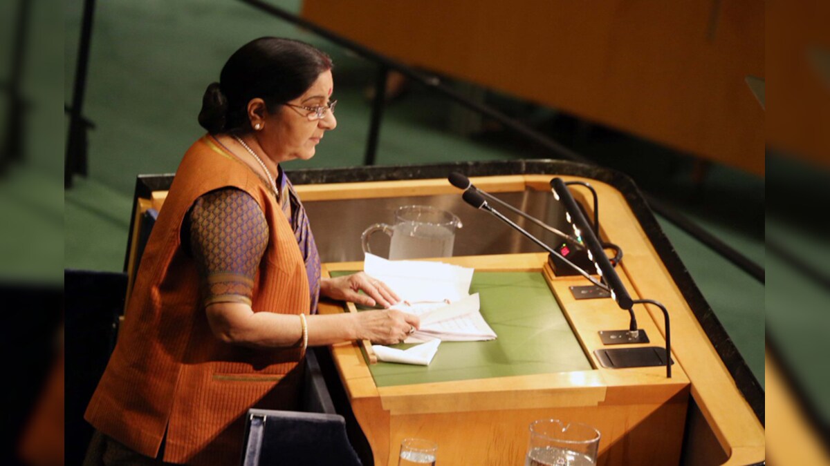 Sushma Sends Veiled Message to China on Fighting Terror During UN ...