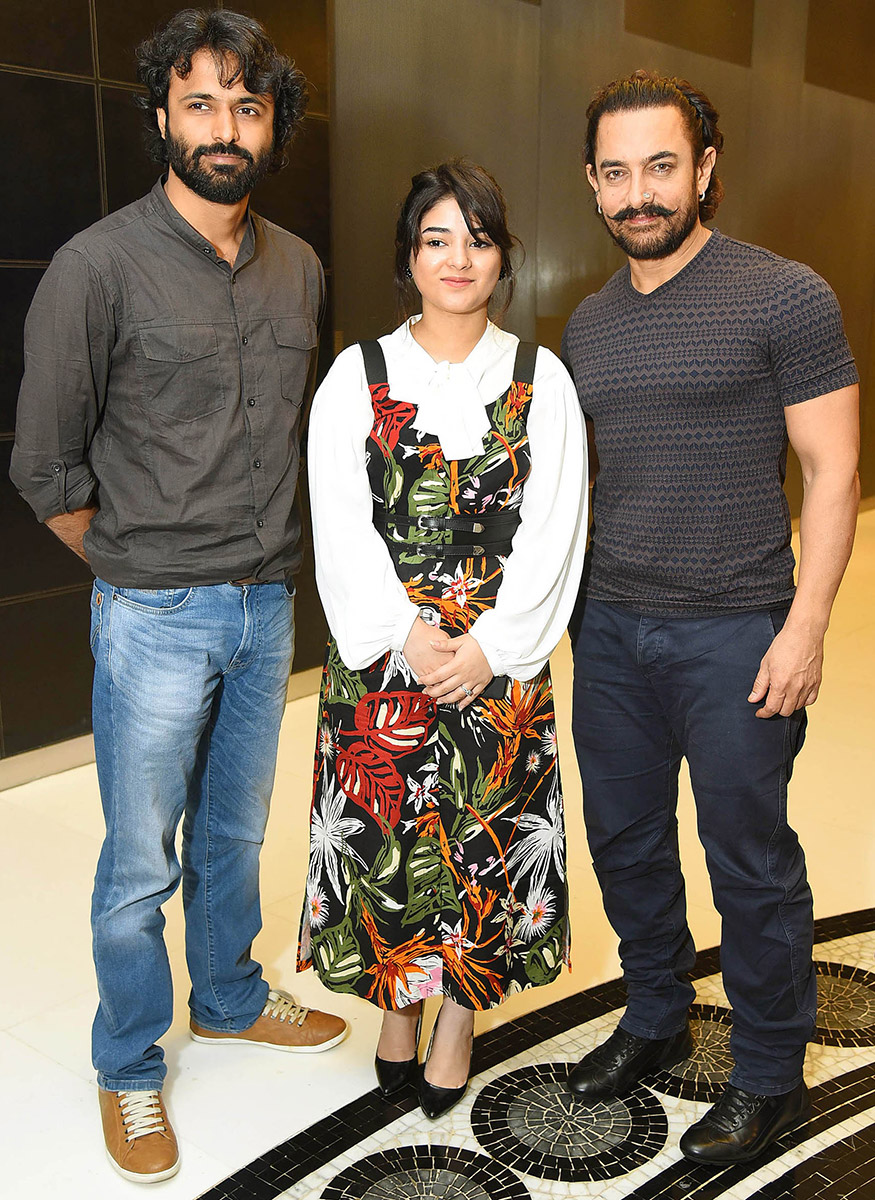 Aamir Khan promotes Secret Superstar in Delhi