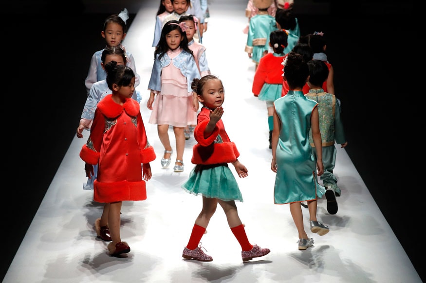 Cute Kids Walk The Ramp at China Fashion Week 2018 - News18