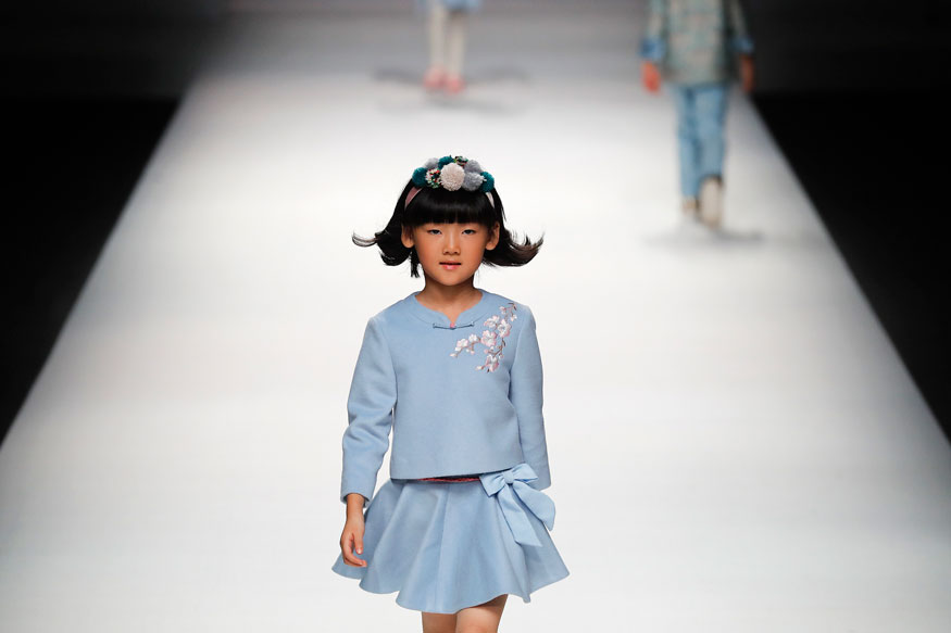 Cute Kids Walk The Ramp at China Fashion Week 2018 - News18