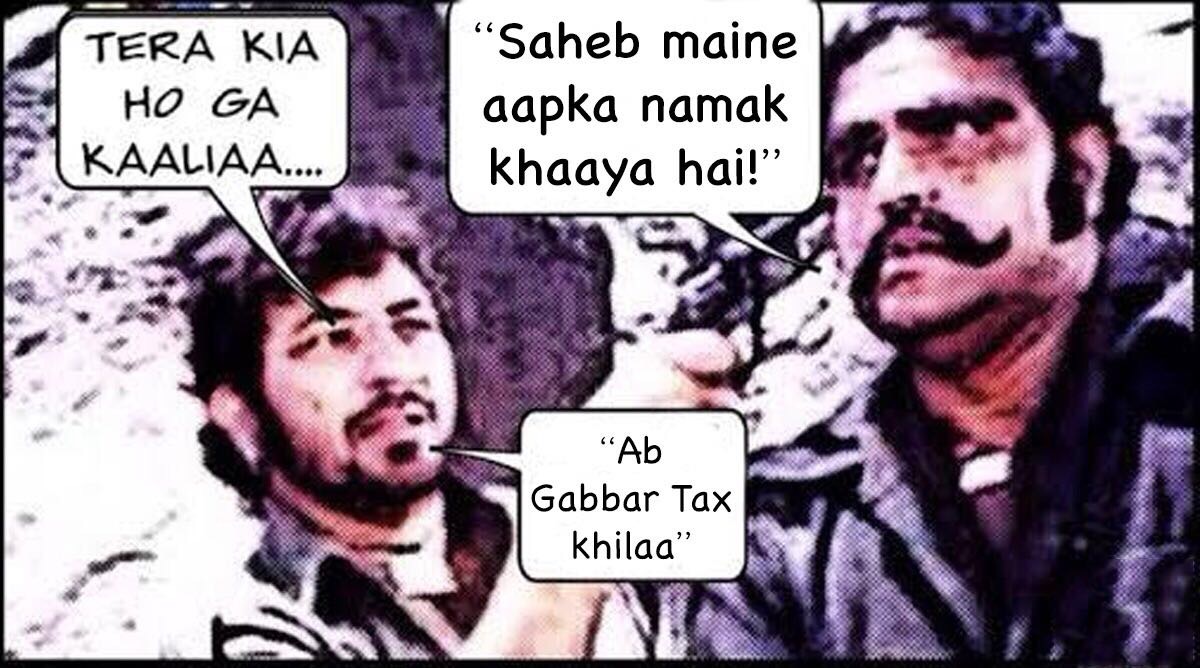 Congress Is Busy Making Gabbar And GST Memes, BJP Isn't Liking It ...