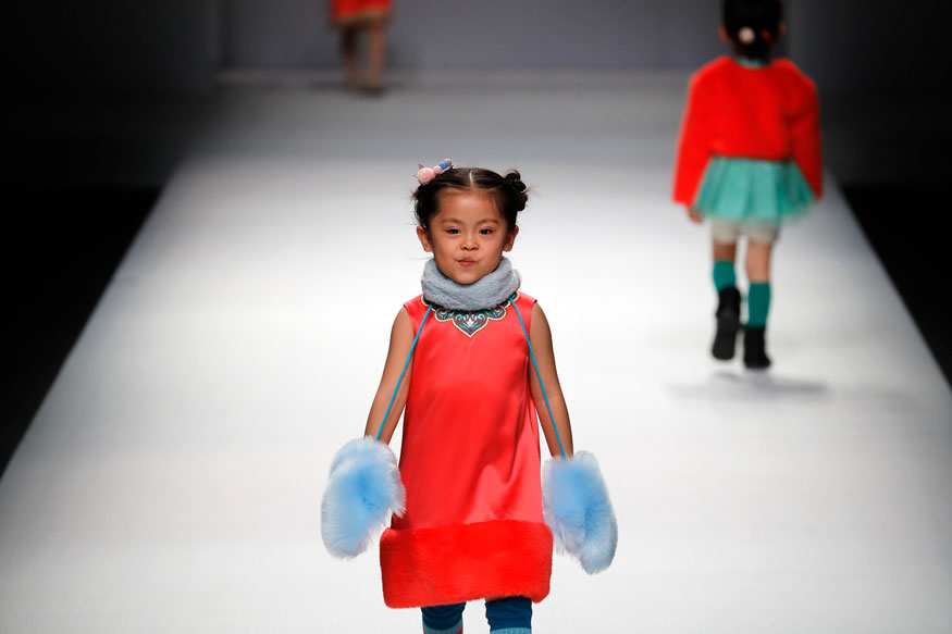 Cute Kids Walk The Ramp at China Fashion Week 2018 - News18