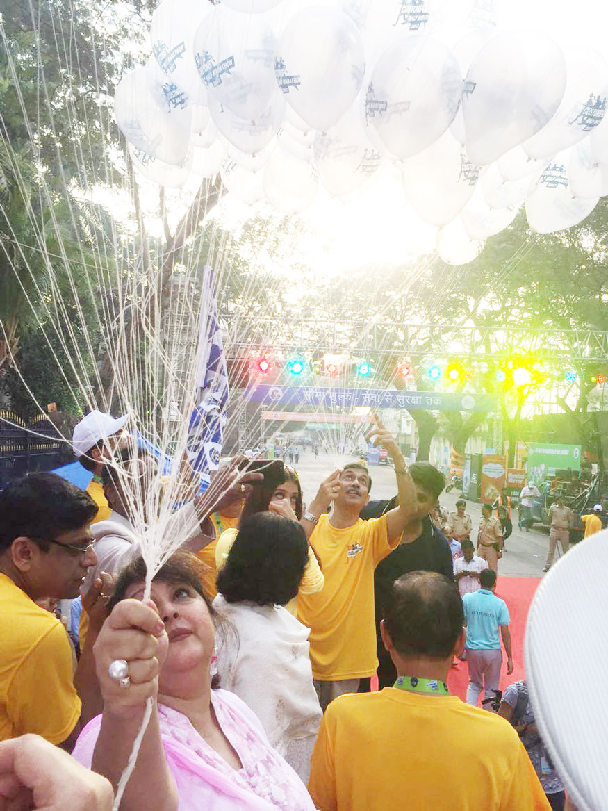 Aishwarya Rai Bachchan at Marathon Flag Off in Mumbai - News18