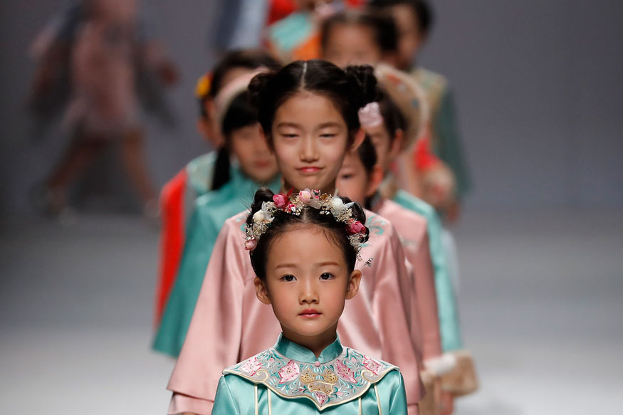 Cute Kids Walk The Ramp at China Fashion Week 2018 - News18
