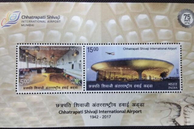 Two Postage Stamps Mark Mumbai Airport's Platinum Jubilee - News18