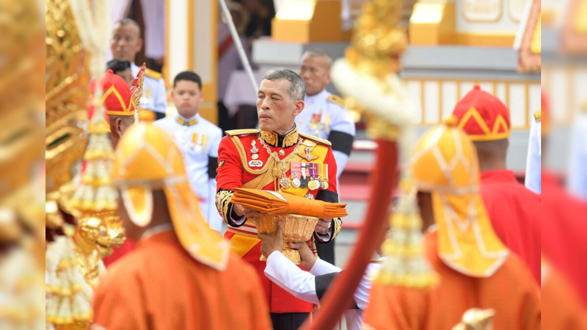 'Long Live the King!' Newly-crowned Thai Monarch Carried in Palanquin ...