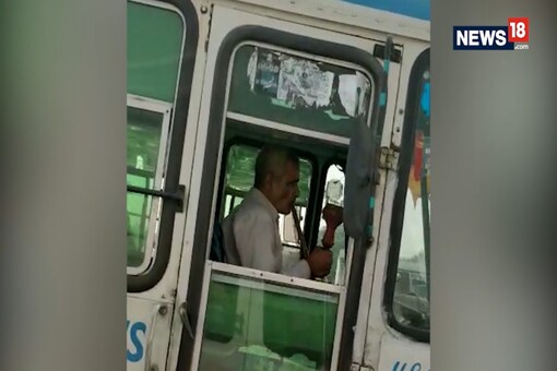 Video Showing Haryana Bus Driver Smoking Hookah lands Him in Trouble ...