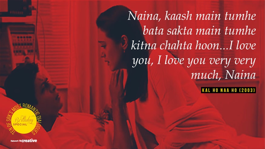 SRK's Birthday Special: Ten Most Romantic Dialogues From His Film - News18