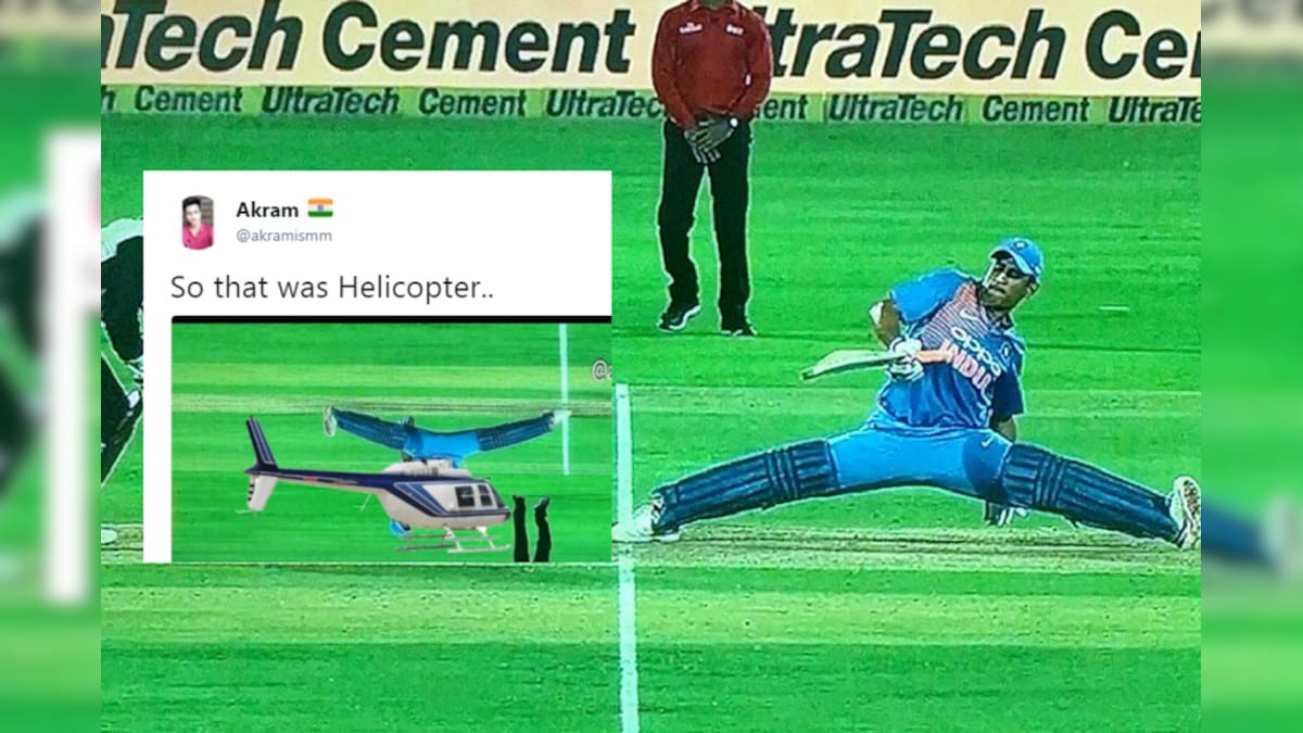 Internet Bursts With Memes As Mahendra Singh Dhoni Does A Split At The ...