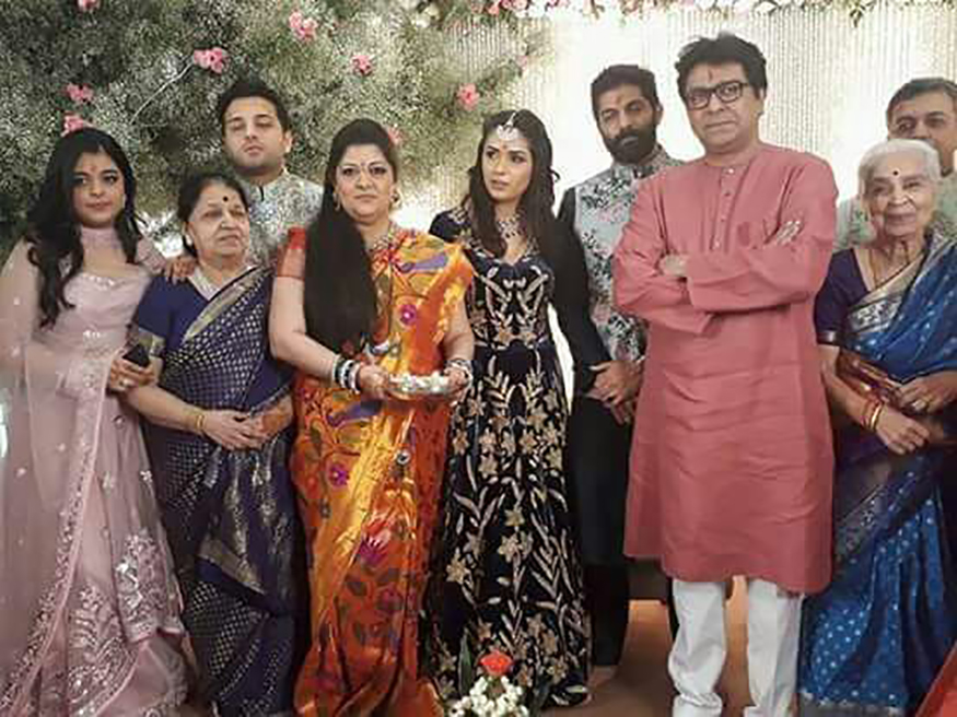 Raj Thackeray's son Amit gets engaged to long-time girlfriend
