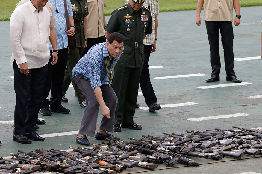 Philippines Destroys Pro-ISIS Militants' Confiscated Weapons - Photogallery