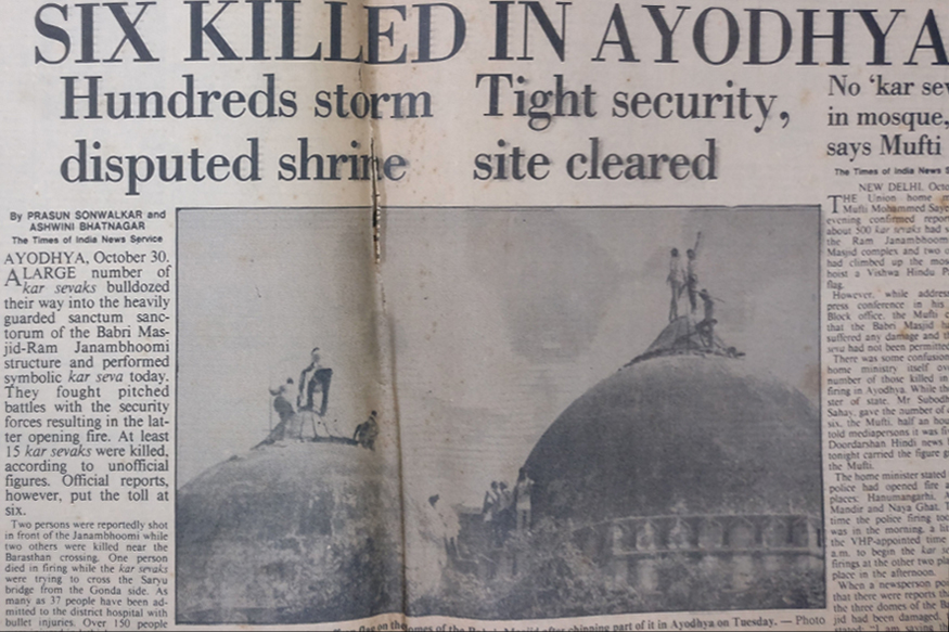 16 Headlines That Captured Events Leading Up to Babri Masjid Demolition ...