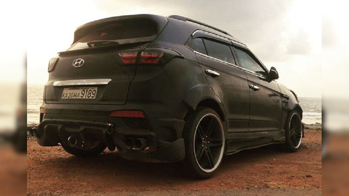 Heavily Modified Hyundai Creta With Black Theme Looks Flamboyant