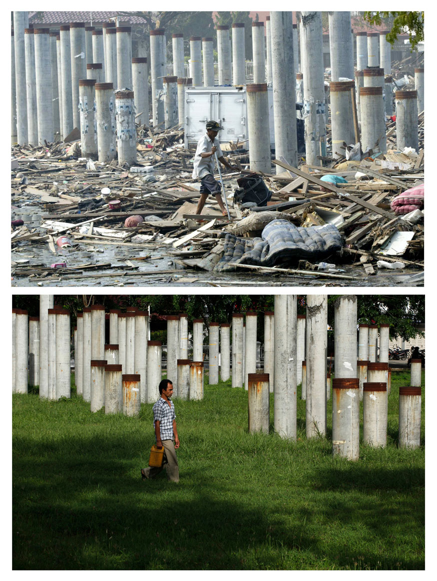 Before-And-After Pictures: The Scars of Indian Ocean Tsunami - Photogallery