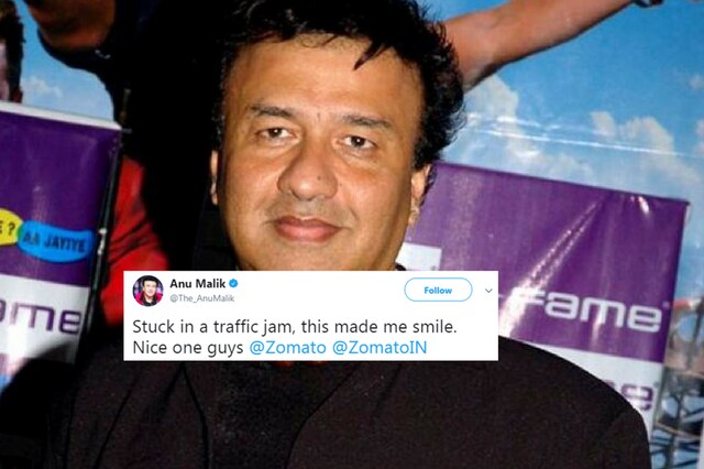 Here's Why Zomato Ad Hoarding Brought A Smile On Anu Malik's Face - News18