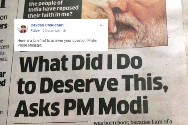 Author Has A 22-Point Reply To PM Modi’s ‘What Did I Do To Deserve This ...