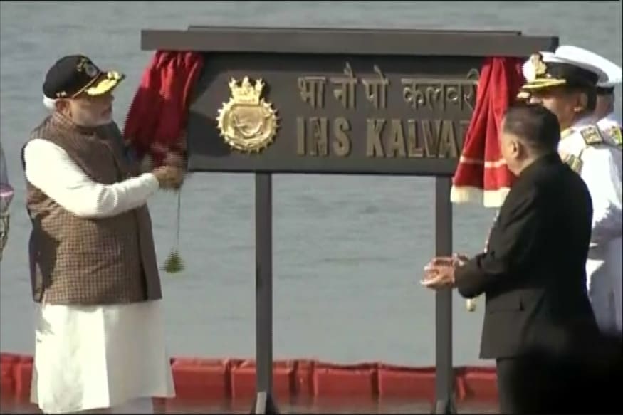 PM Modi Commissions Submarine INS Kalvari, Says Best Example of 'Make ...