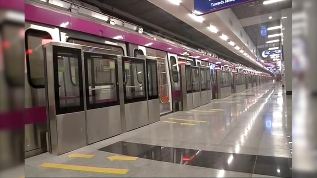 Delhi Metro Magenta Line Hit by Technical Snag Near Terminal 1 Station ...