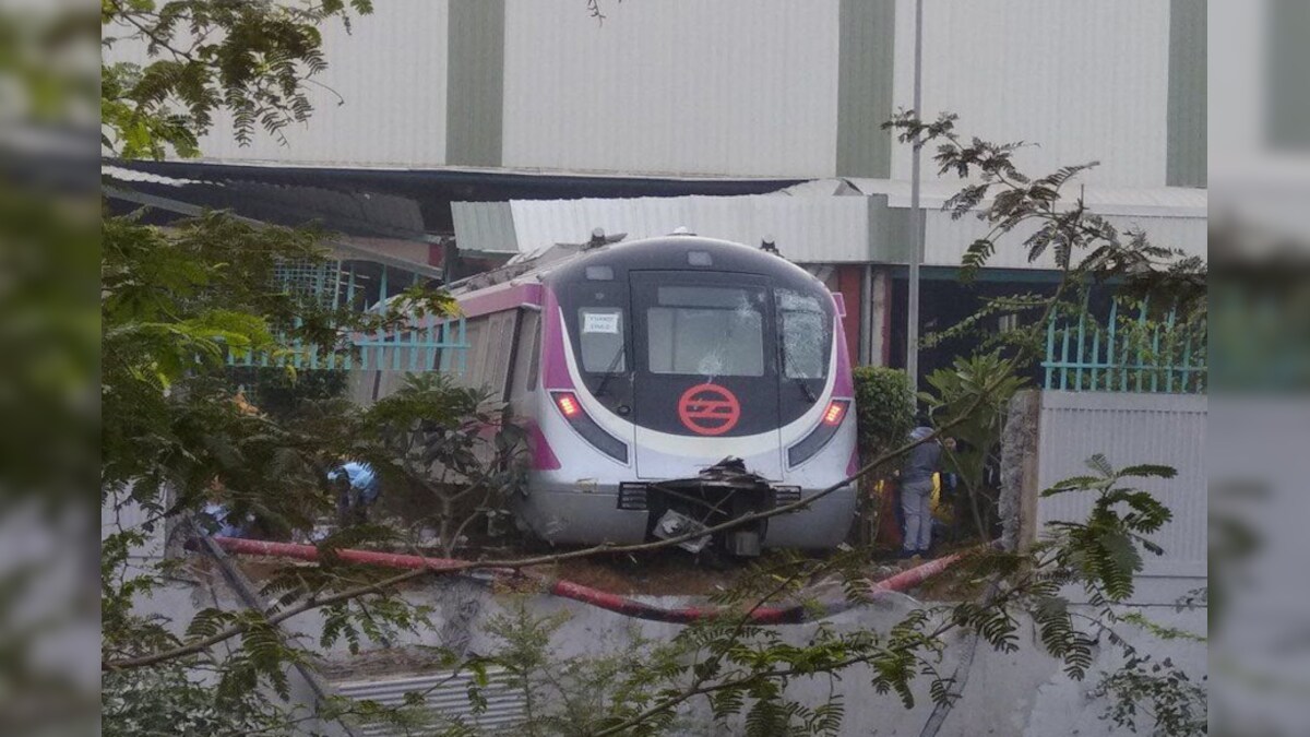 Delhi Metro's Driverless Magenta Line Train Crashes Into Wall, DMRC ...