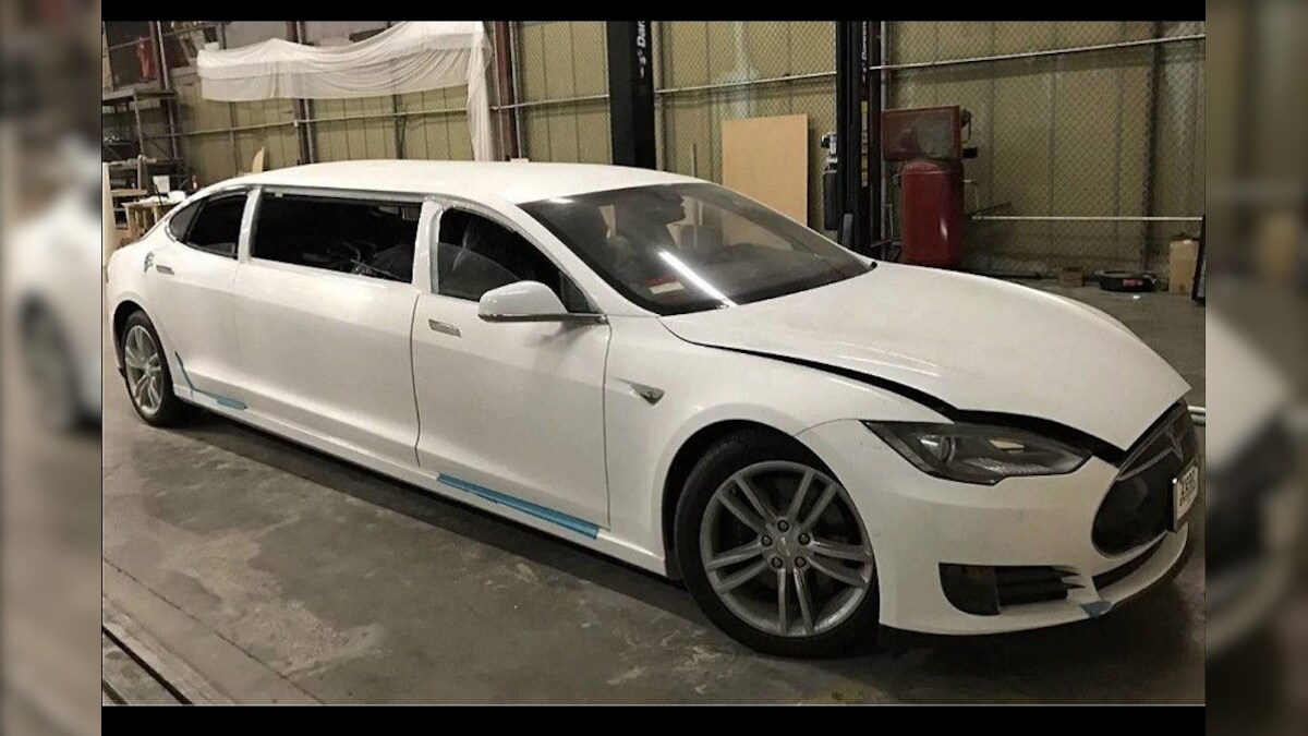Enjoy Christmas And New Year 2017 in This Tesla Model S Limousine