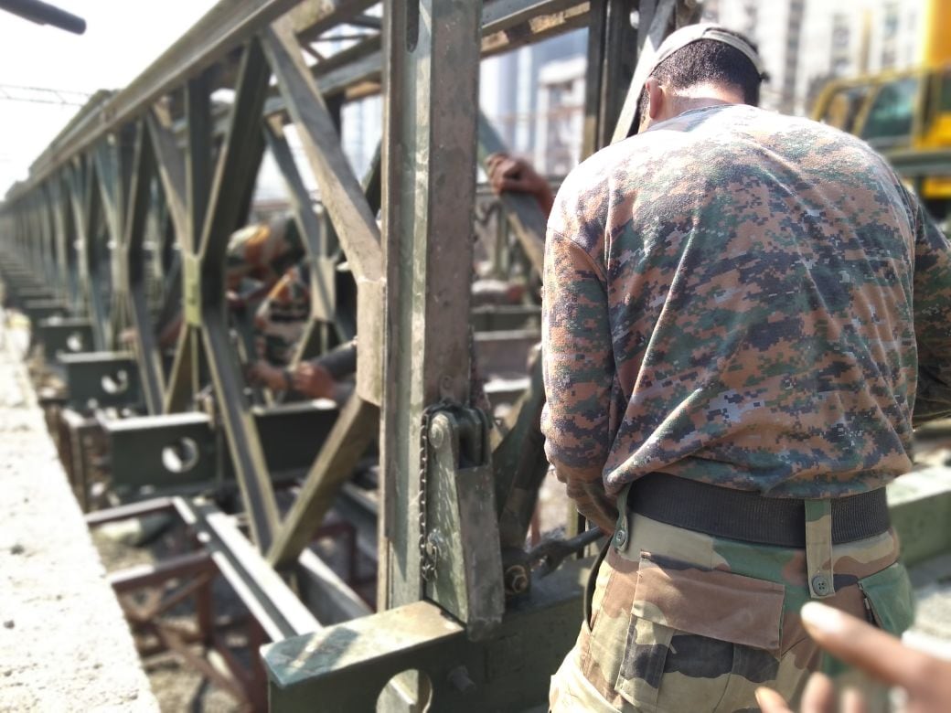 3 Months After Stampede, Army Unveils New Elphinstone Bridge | India ...