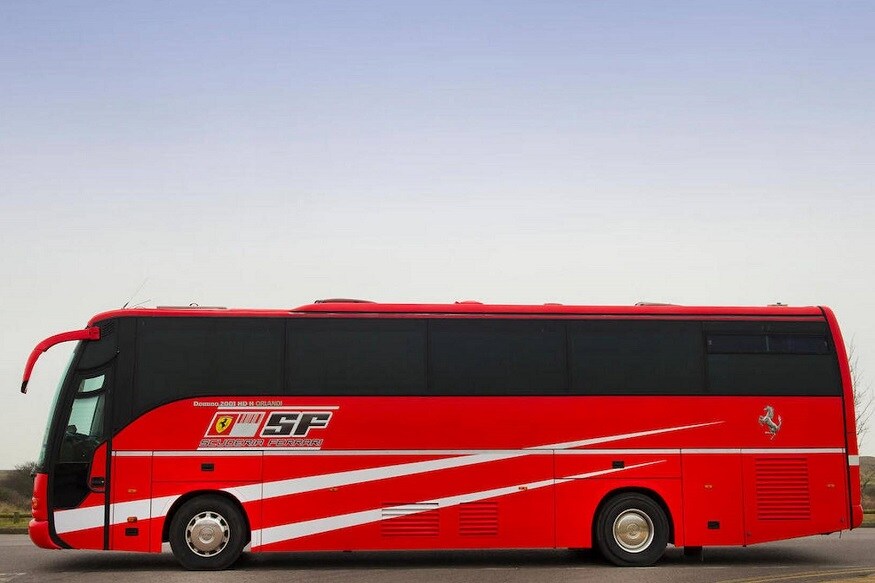 Scuderia Ferrari’s Formula 1 Team Bus used by Michael Schumacher up for ...