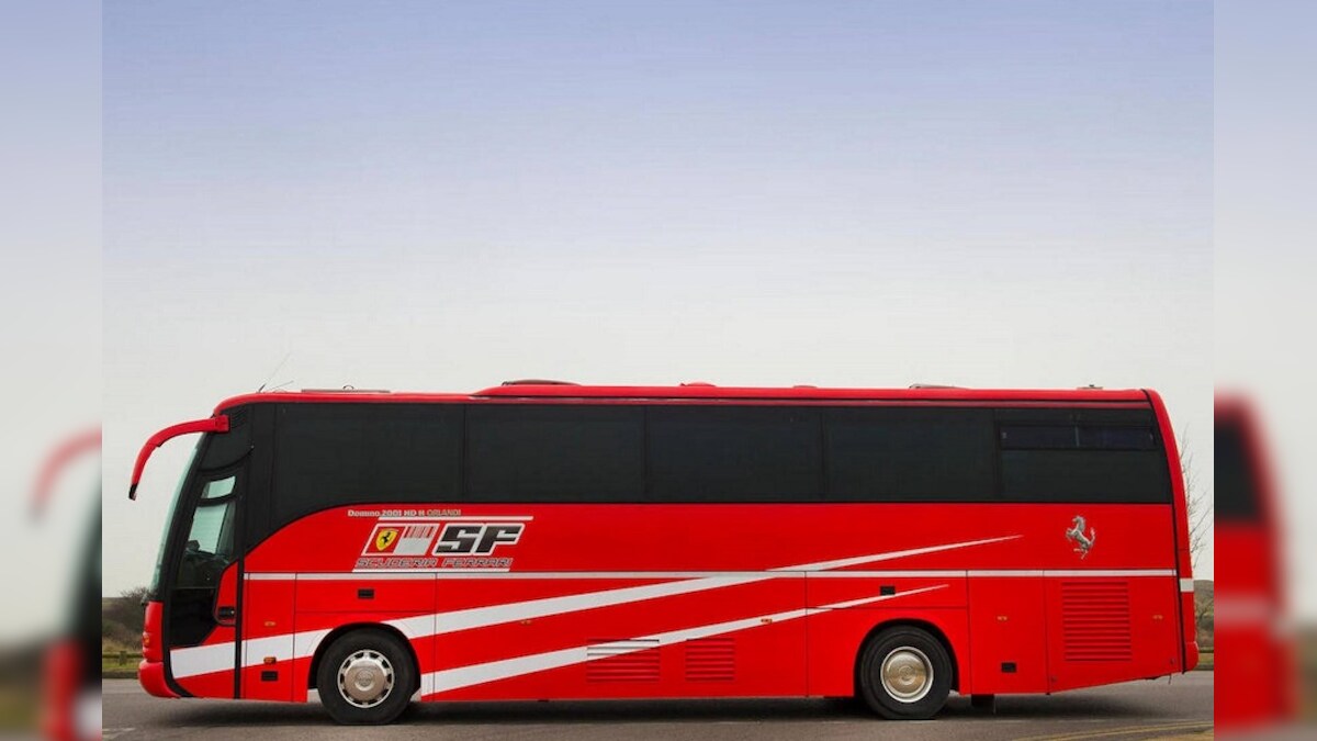 Scuderia Ferrari’s Formula 1 Team Bus used by Michael Schumacher up for ...