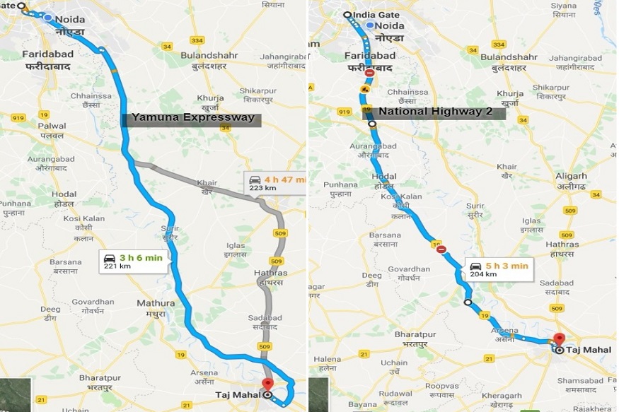 Delhi to Agra Weekend Getaway in BMW 3-Series - Yamuna Expressway vs ...