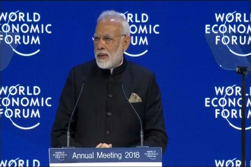 Narendra Modi in Davos LIVE: Come Invest in India for Peace and ...